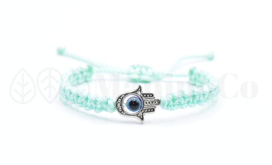 Kids Size Hamsa Hand String Bracelet, for Happiness, Luck, Health, and ...