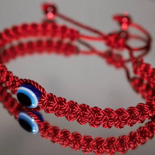 Good Luck Red String Bracelet Evil Eye Protection Amulet Red - Etsy