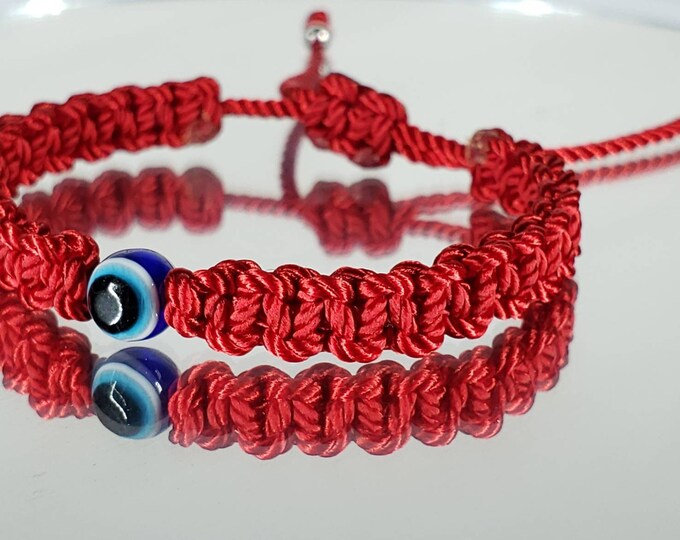 Simple Twist on That Little Red String, Evil Eye Protection Adjustable ...