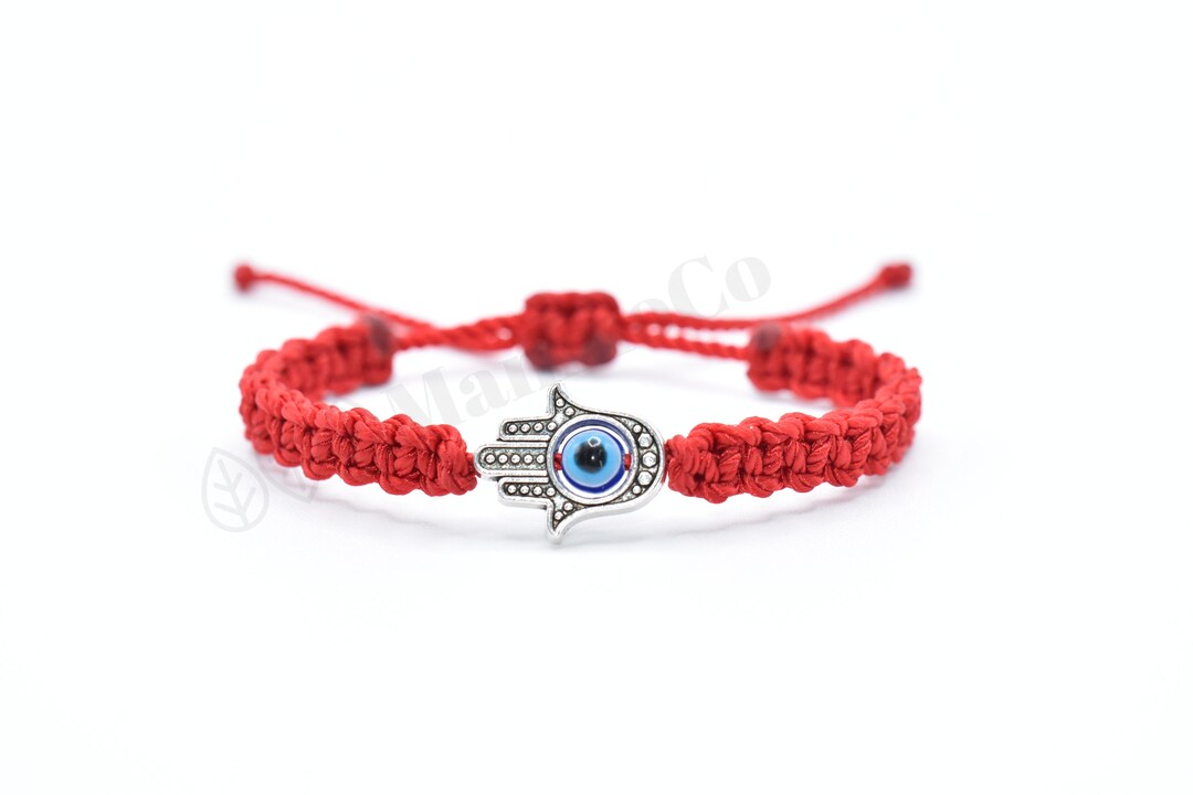 Kids Size Hamsa Hand Red String Bracelet, for Happiness, Luck, Health ...