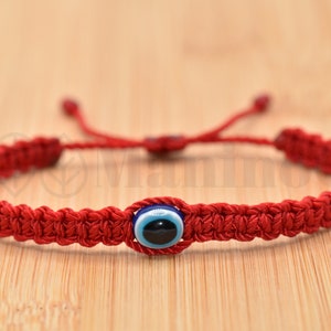 Good Luck Red String Bracelet, Evil Eye Protection Amulet, Red String ...