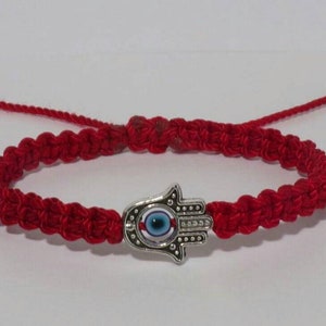 Hamsa Hand Red String Bracelet, for Happiness, Luck, Health, and Good ...