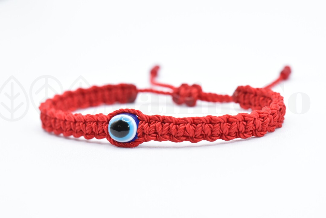 Good Luck Red String Bracelet, Evil Eye Protection Amulet, Red String ...