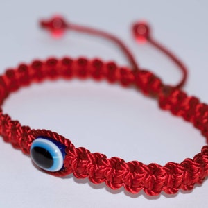 Good Luck Red String Bracelet, Evil Eye Protection Amulet, Red String ...