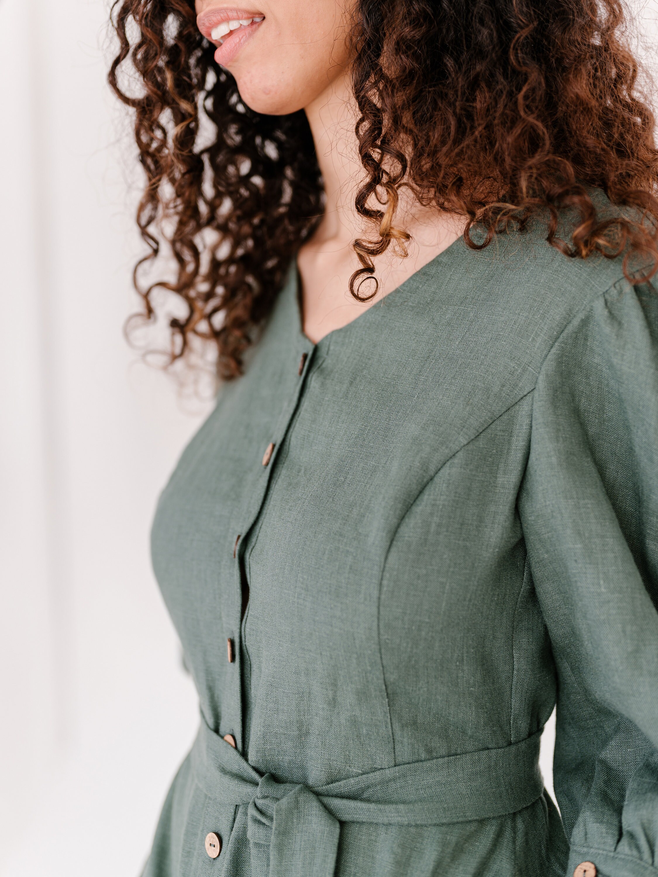 Puff sleeve prairie dress cottagecore dress Victorian | Etsy