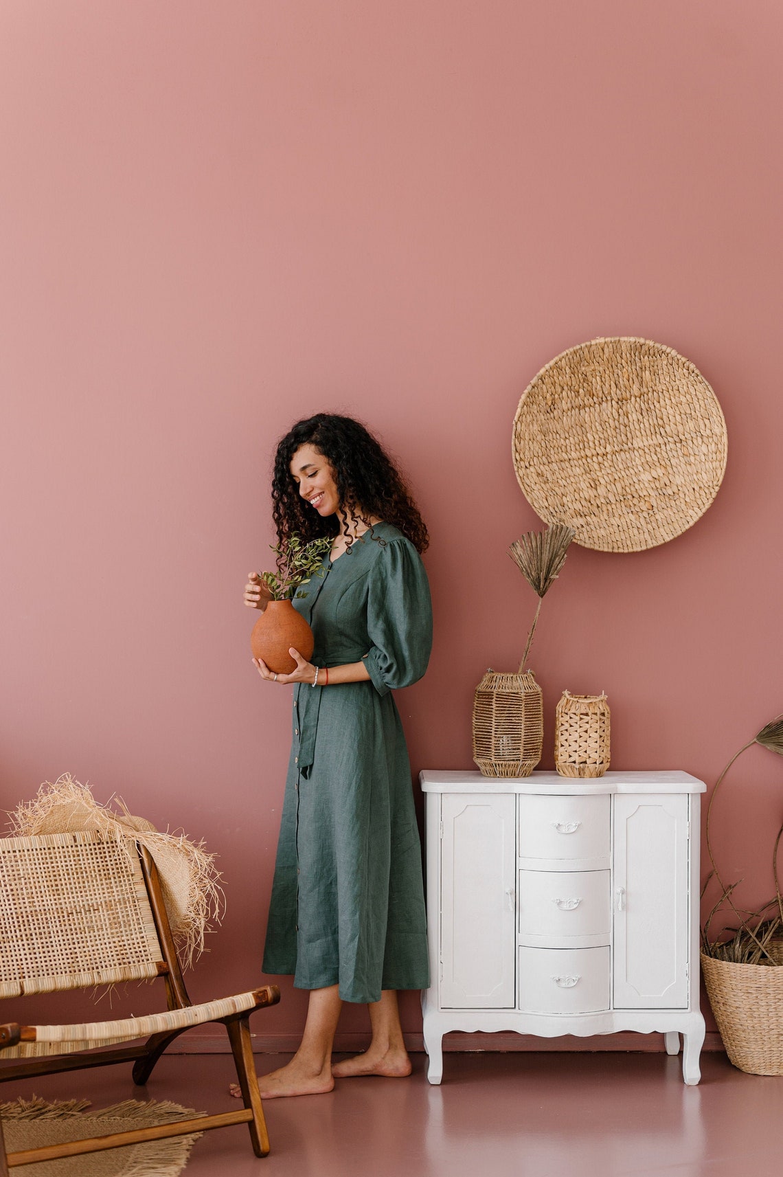 Puff sleeve prairie dress cottagecore dress Victorian | Etsy