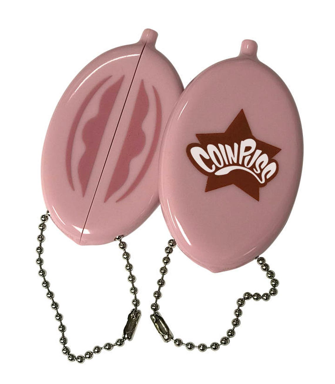 Rubber Squeeze Coin Purse Vagina Change Money Keychain Coinpuss - Etsy