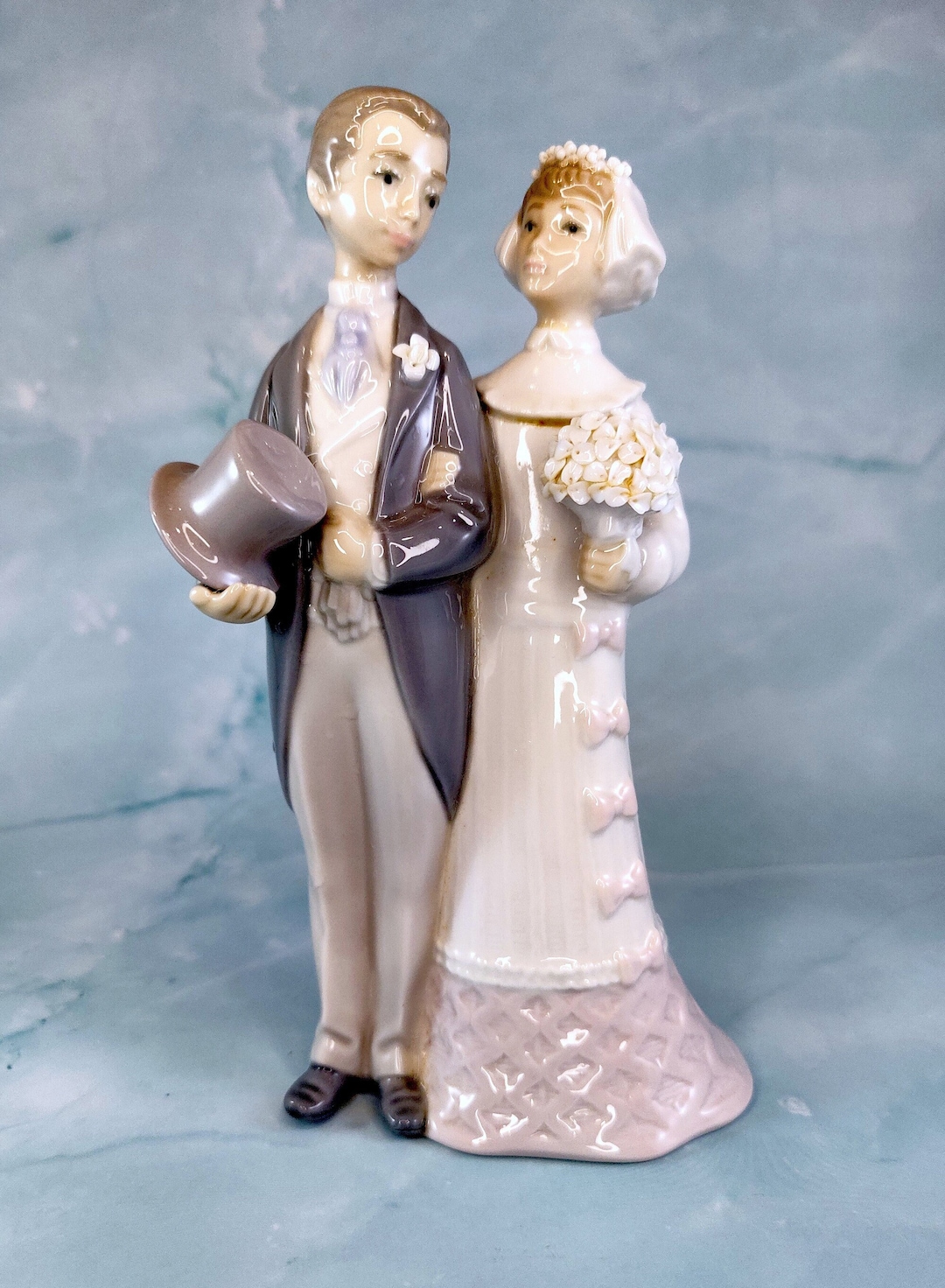 Vintage 1977 LLADRO Bride & Groom WEDDING Cake Topper "bada De Antano ...