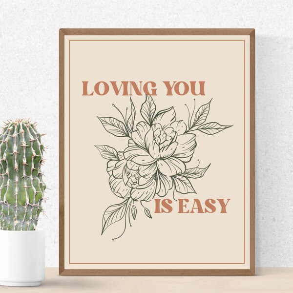 Loving You is Easy - Etsy