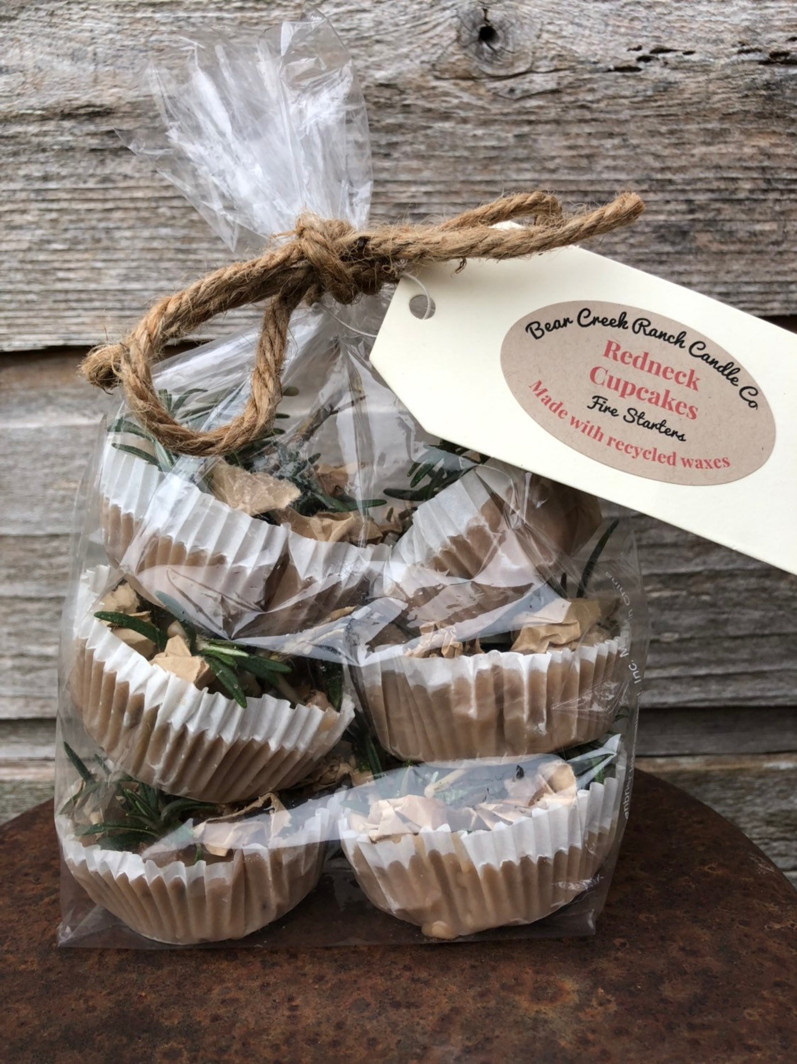 REDNECK CUPCAKES / Fire Starters, Campfire, Fireplace, Recycled Wax - Etsy