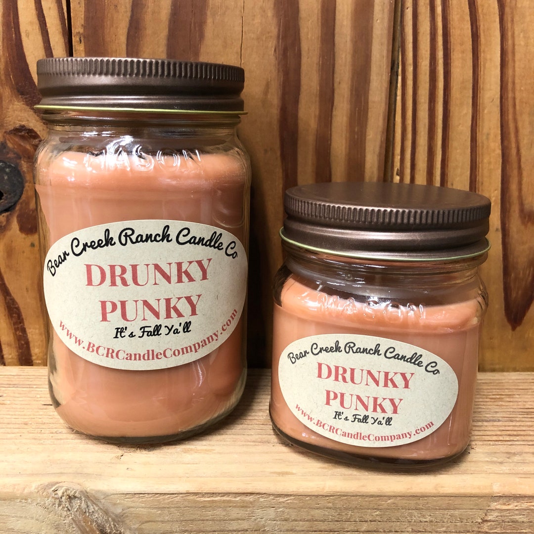 DRUNKY PUNKY / Scented Candles / Soy Blend Candles / Hand Poured ...