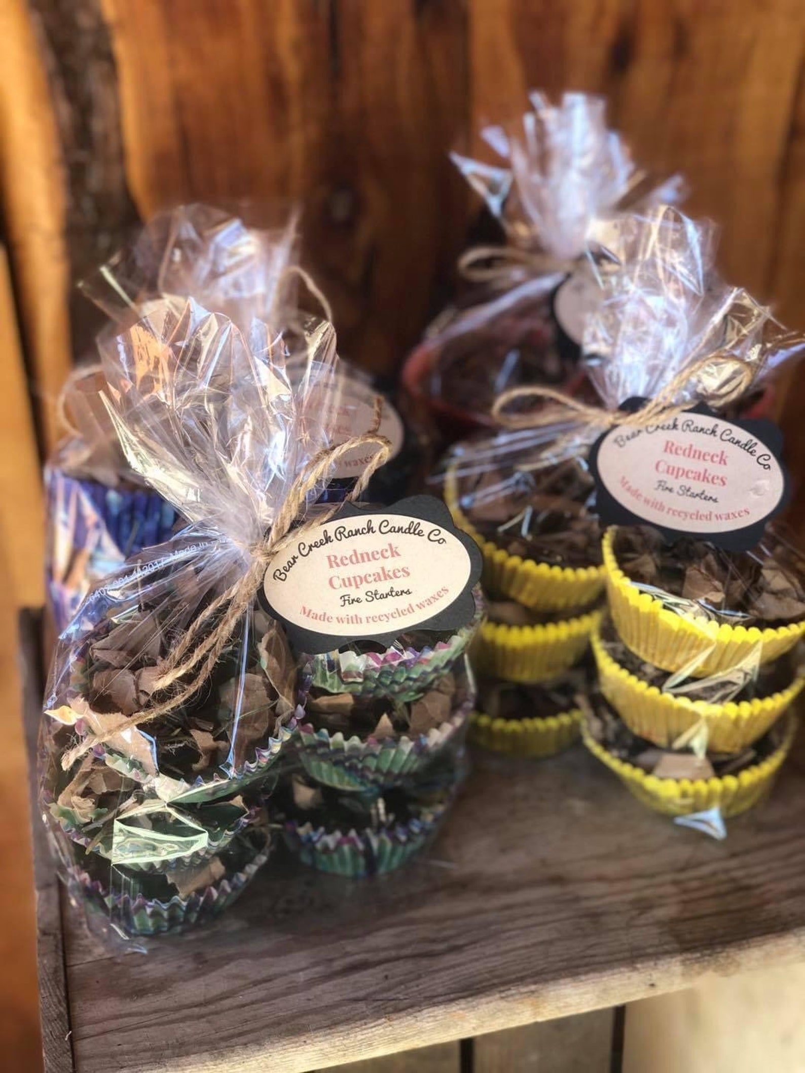 REDNECK CUPCAKES / Fire Starters Campfire Fireplace - Etsy