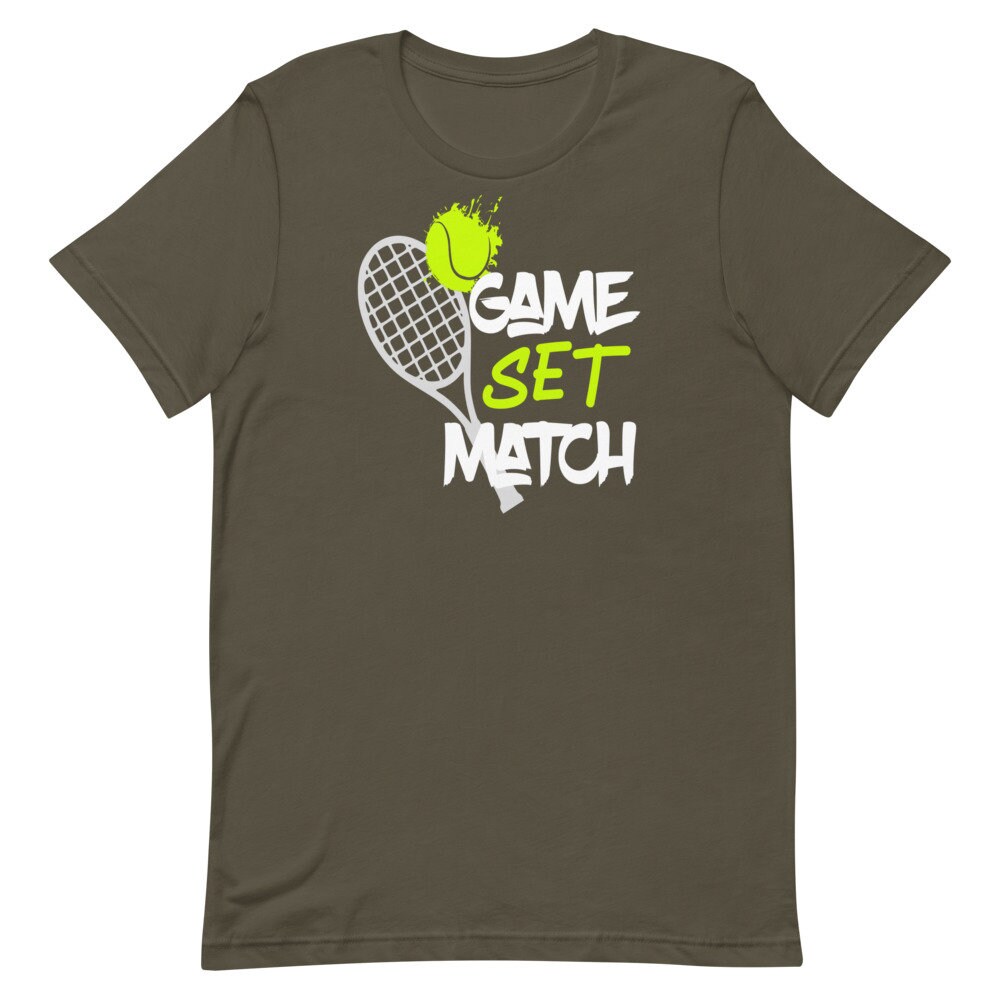 Tennis Game Set Match Design Gift for Tennis Players or Fans | Etsy