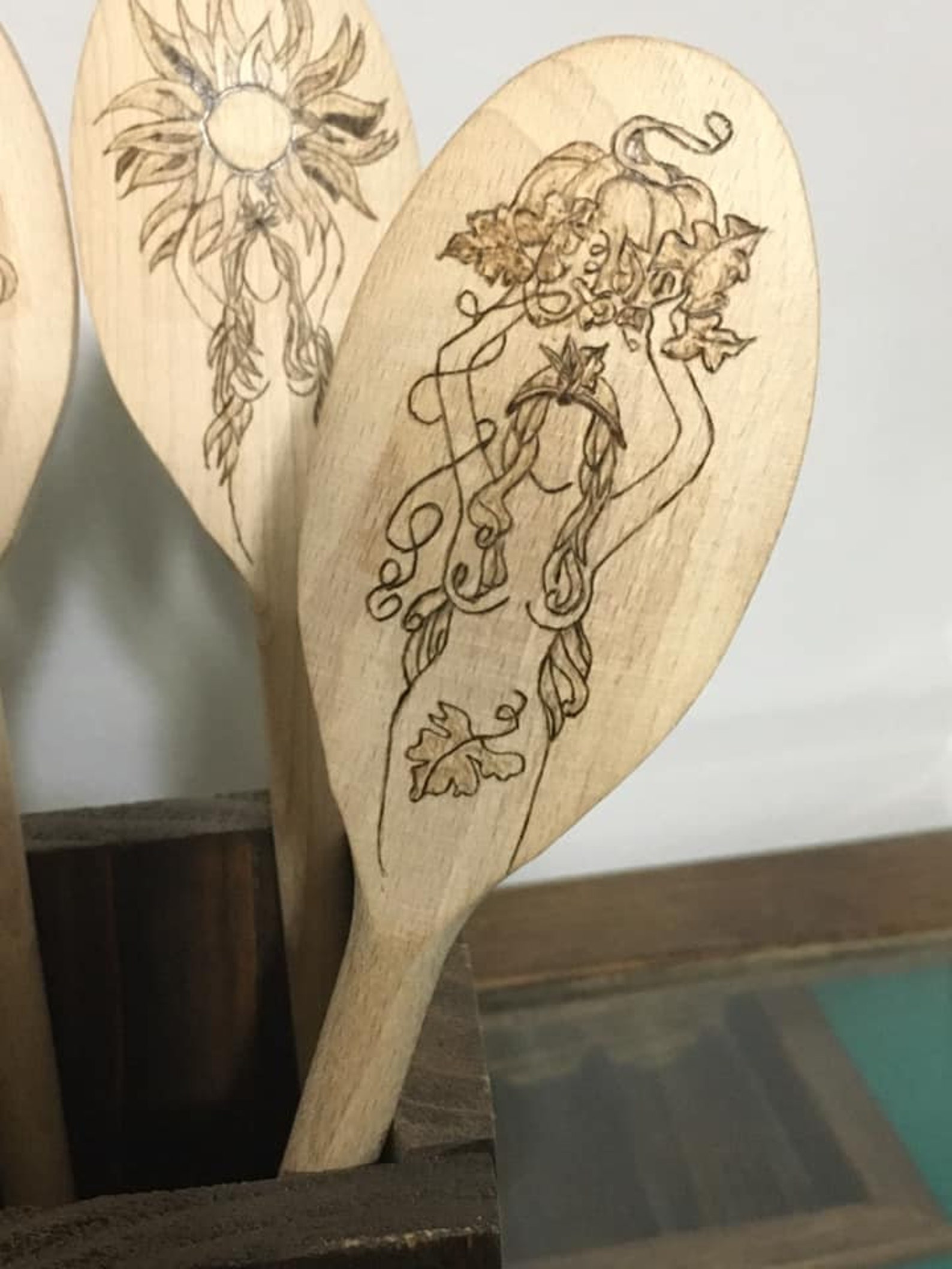 Kitchen Witch Spoon Set and Sign Witch Seasons Spoons and - Etsy