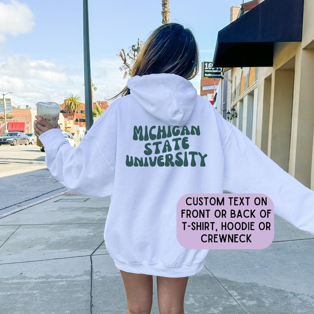 Custom College Hoodie, Custom University Sweatshirt, Personalized Retro ...