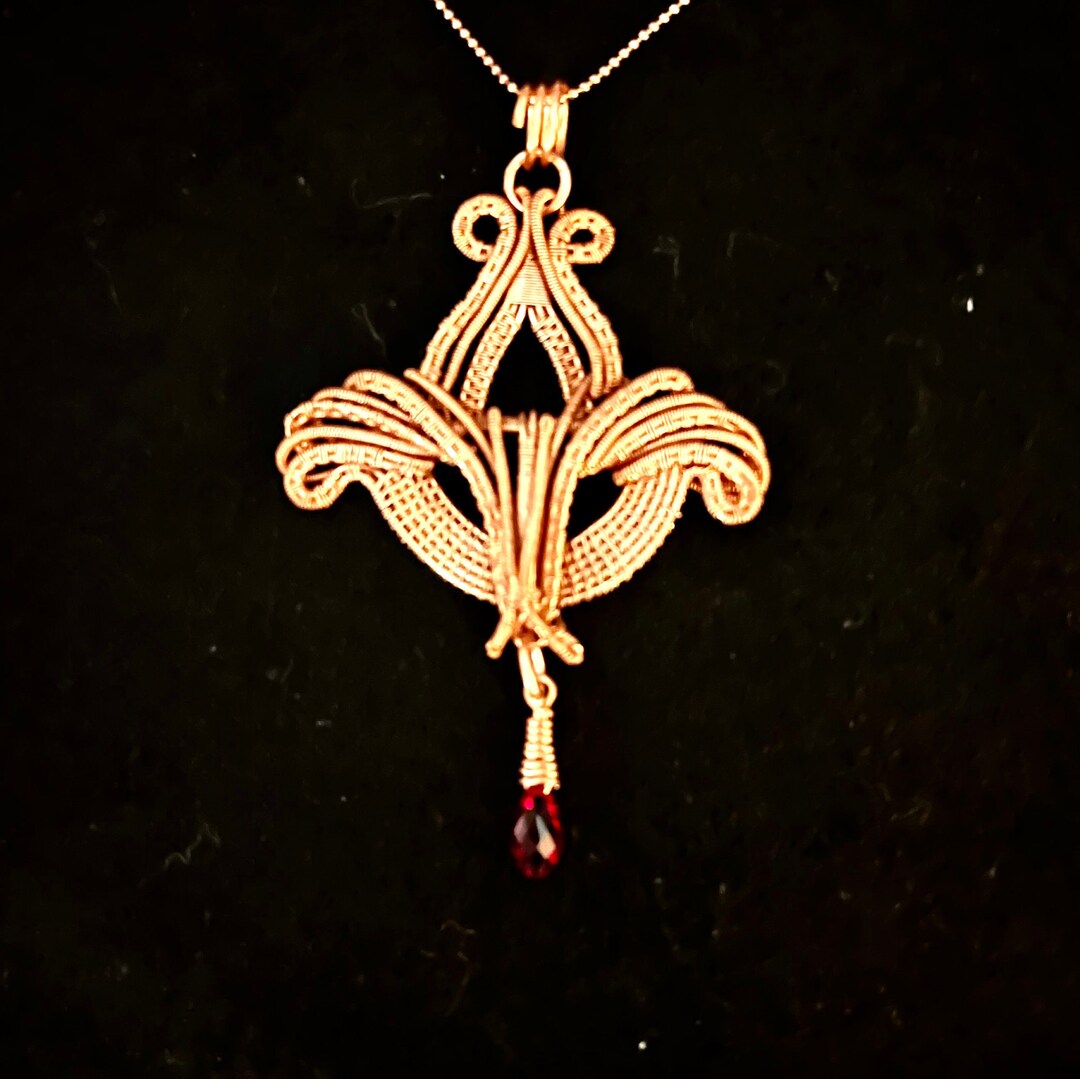 Amazing Wire Weaving Pendant - Etsy