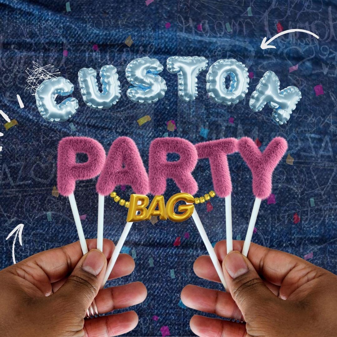 Custom Party Bag, Custom Party Props, Party Package, Custom Theme Party ...