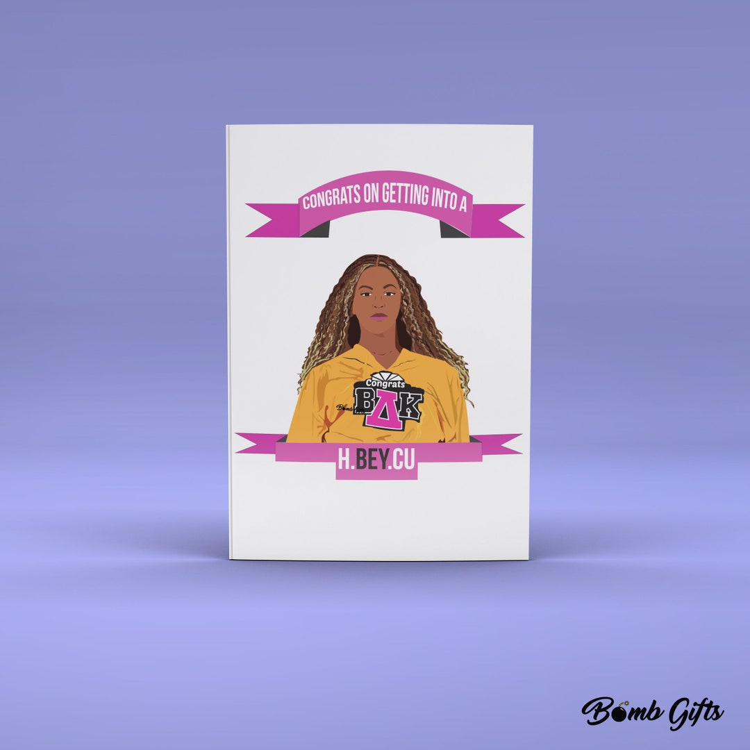 Beyonce Graduation Card. HBCU Card, College Card, Graduation Gift ...