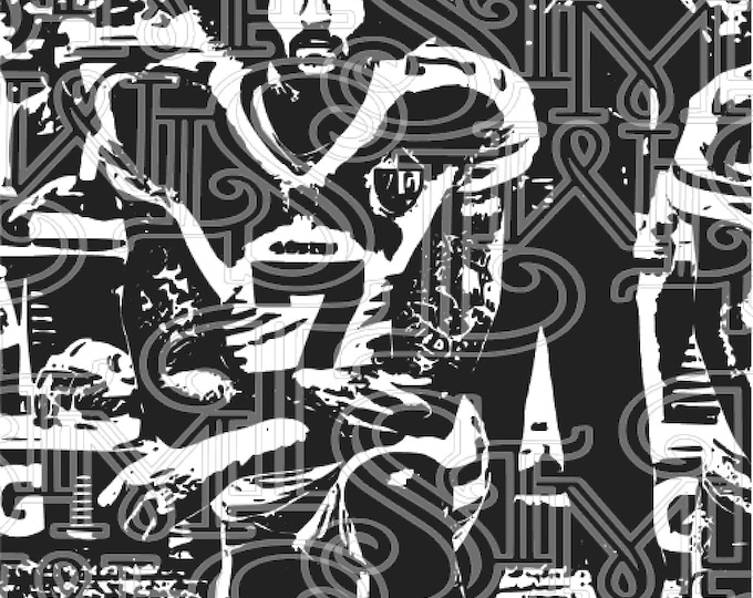 Colin Kaepernick Silhouette Kneeling Svg, Png, Jpg, Cuttable Digital ...