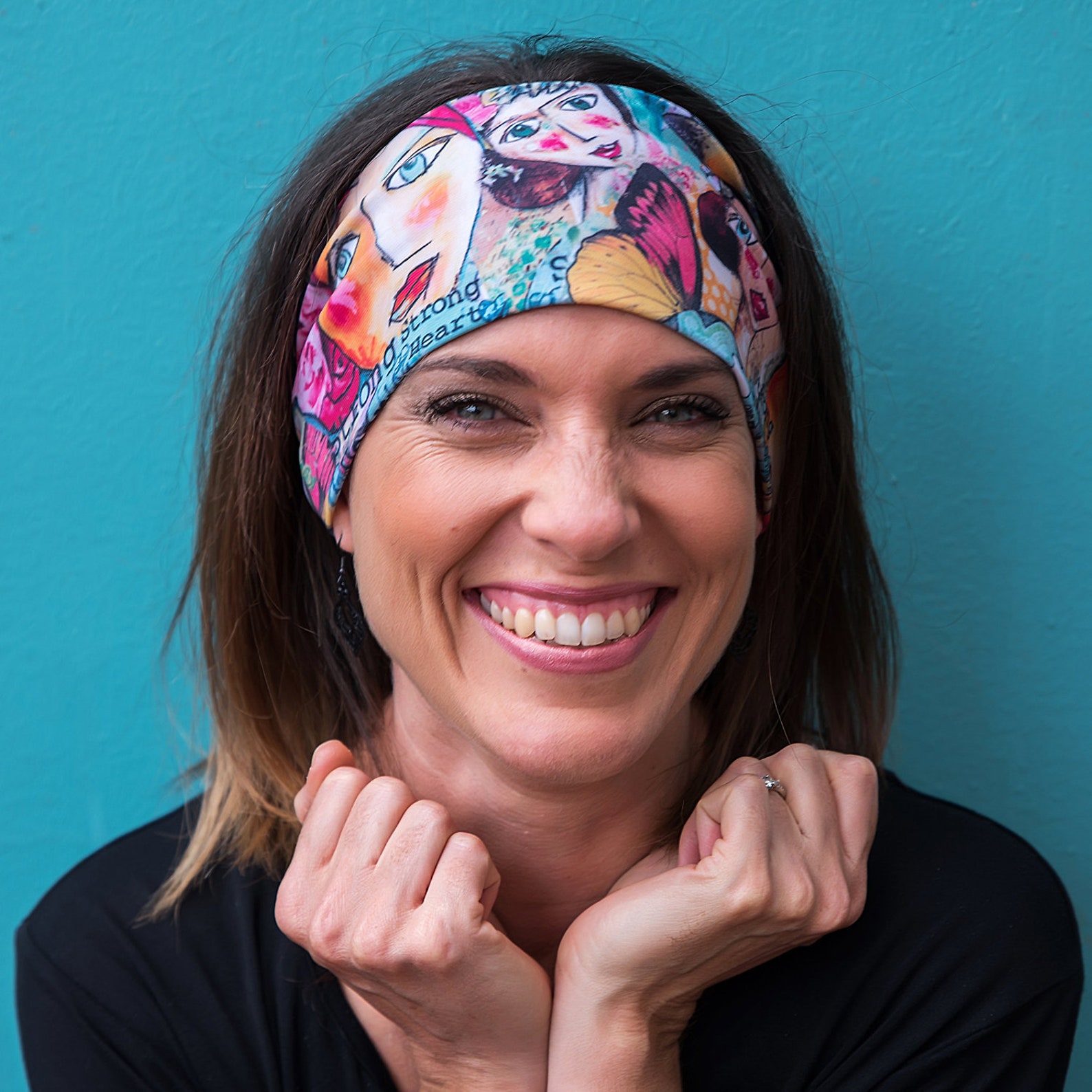 Funky Headband Blue Hair Accessories.yoga Headband Headbands - Etsy Canada