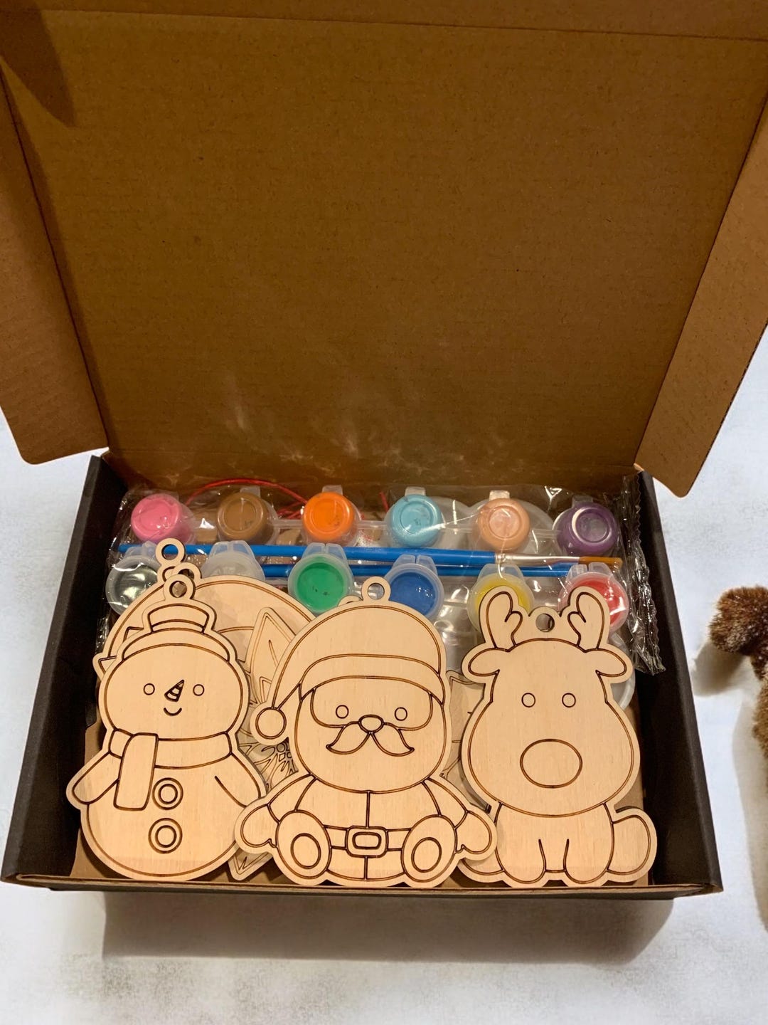 Diy Ornament Kit, Kids Painting Activity, DIY Paint Set Kit, Ornament ...