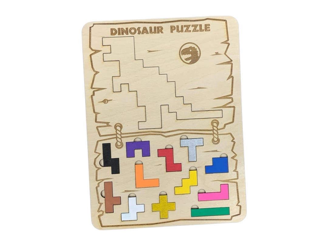 GIFT FOR KIDS, Tetris Jigsaw Dino Puzzle, Kids Puzzle, Jigsaw Puzzle ...