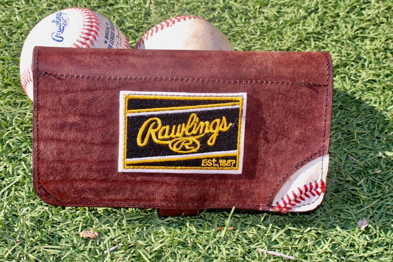 Long Wallet Made From Vintage, Baseball Glove Leather - Etsy