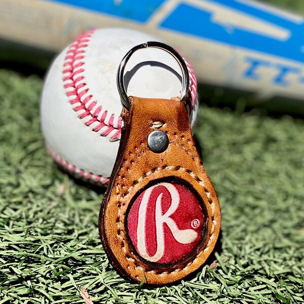 Baseball Keychain - Etsy