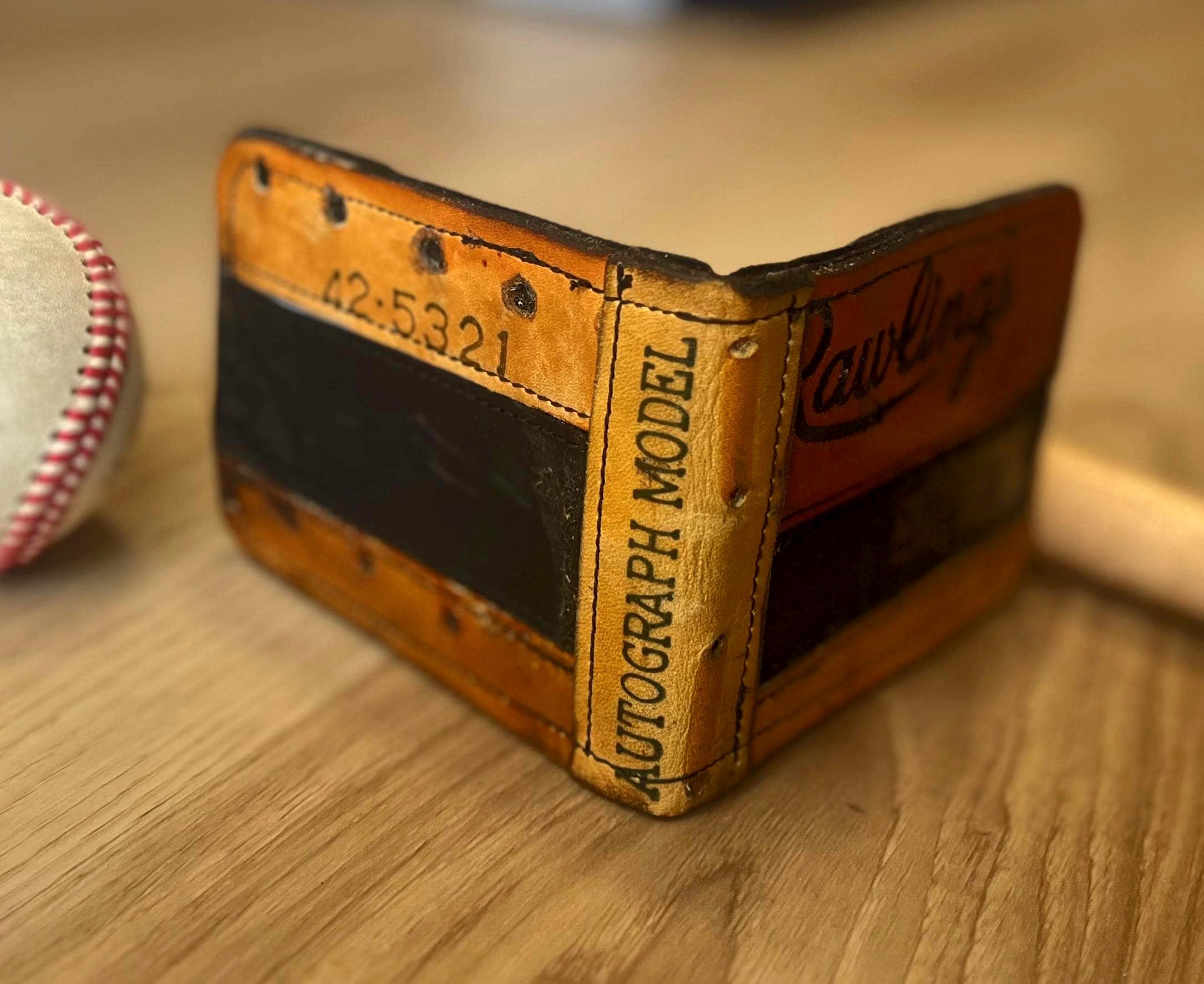 Repurposed Baseball Glove Bi-fold Wallet - Etsy