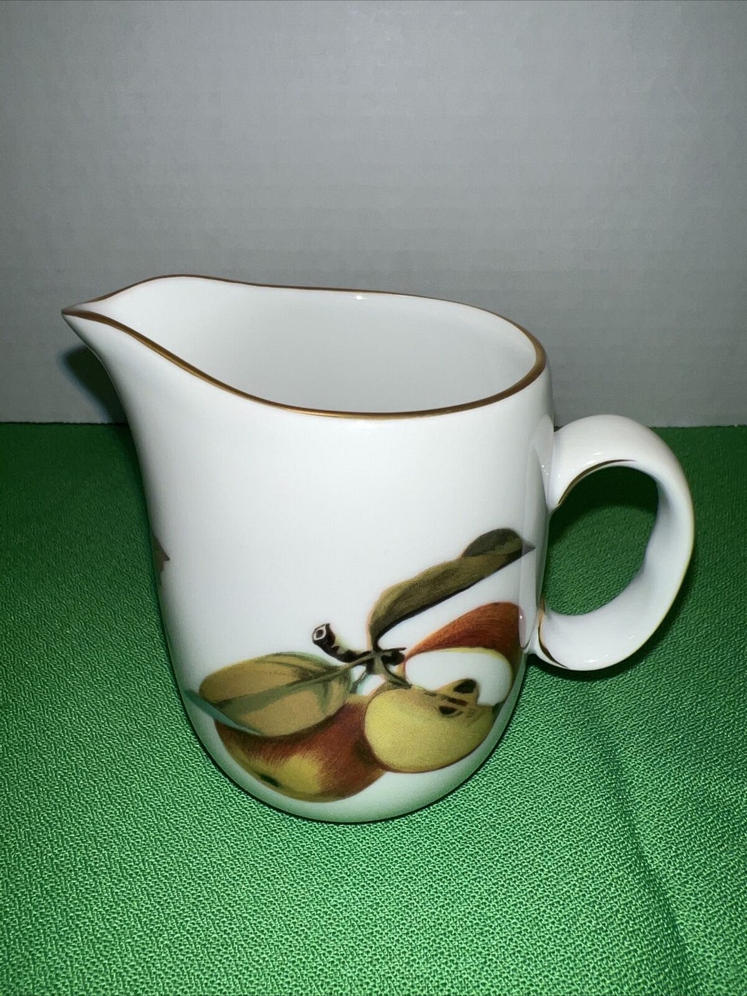 Royal Worcester Creamer Fine Porcelain Evesham Pattern . - Etsy