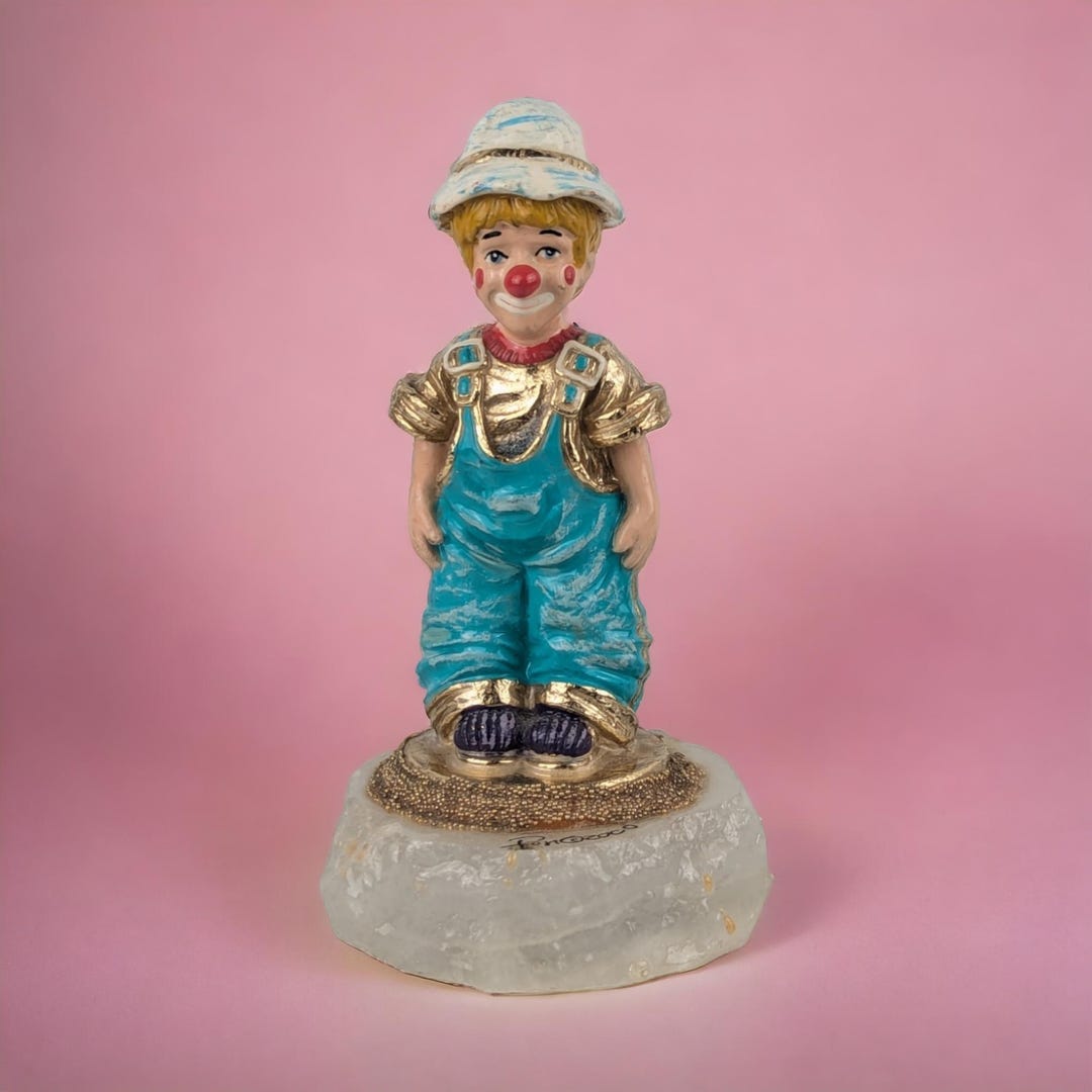2000 Ron Lee Rascal Clown Figurine, Whimsical Collectible, Handcrafted ...