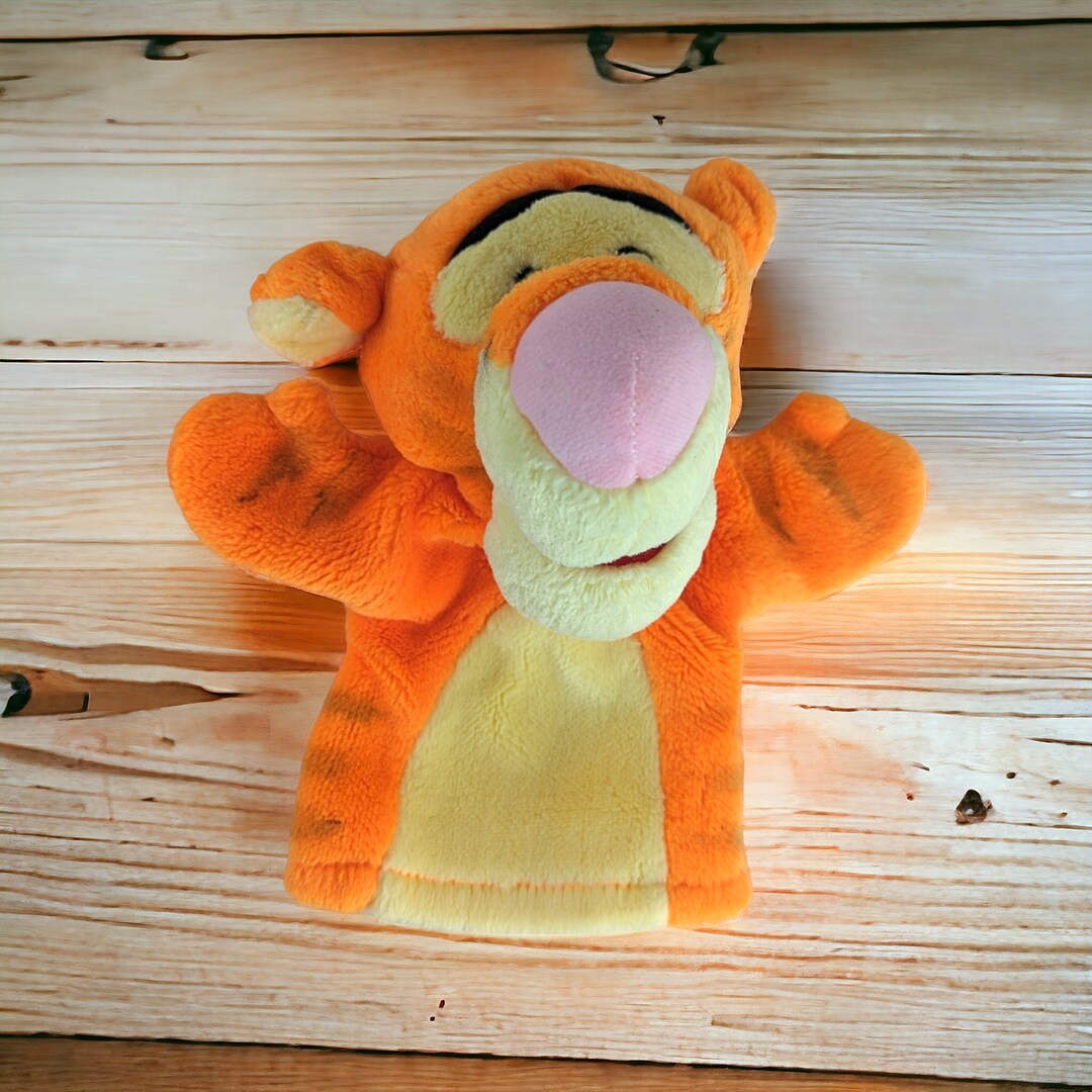 Vintage Mattel Winnie the Pooh 'tigger' Hand Puppet - Etsy