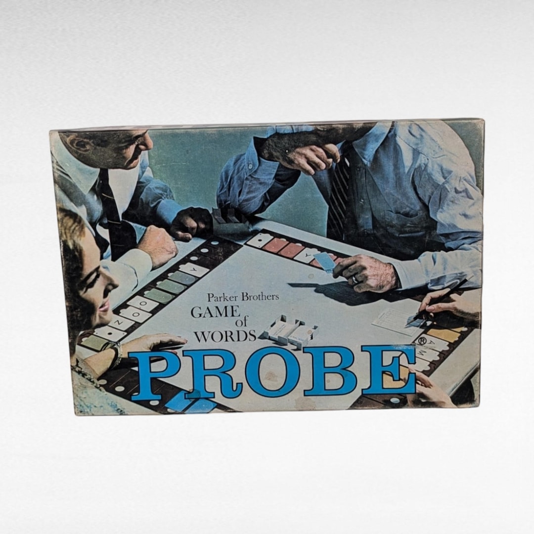 1964 Parker Brothers Probe Game, Vintage Word Game, Complete With ...