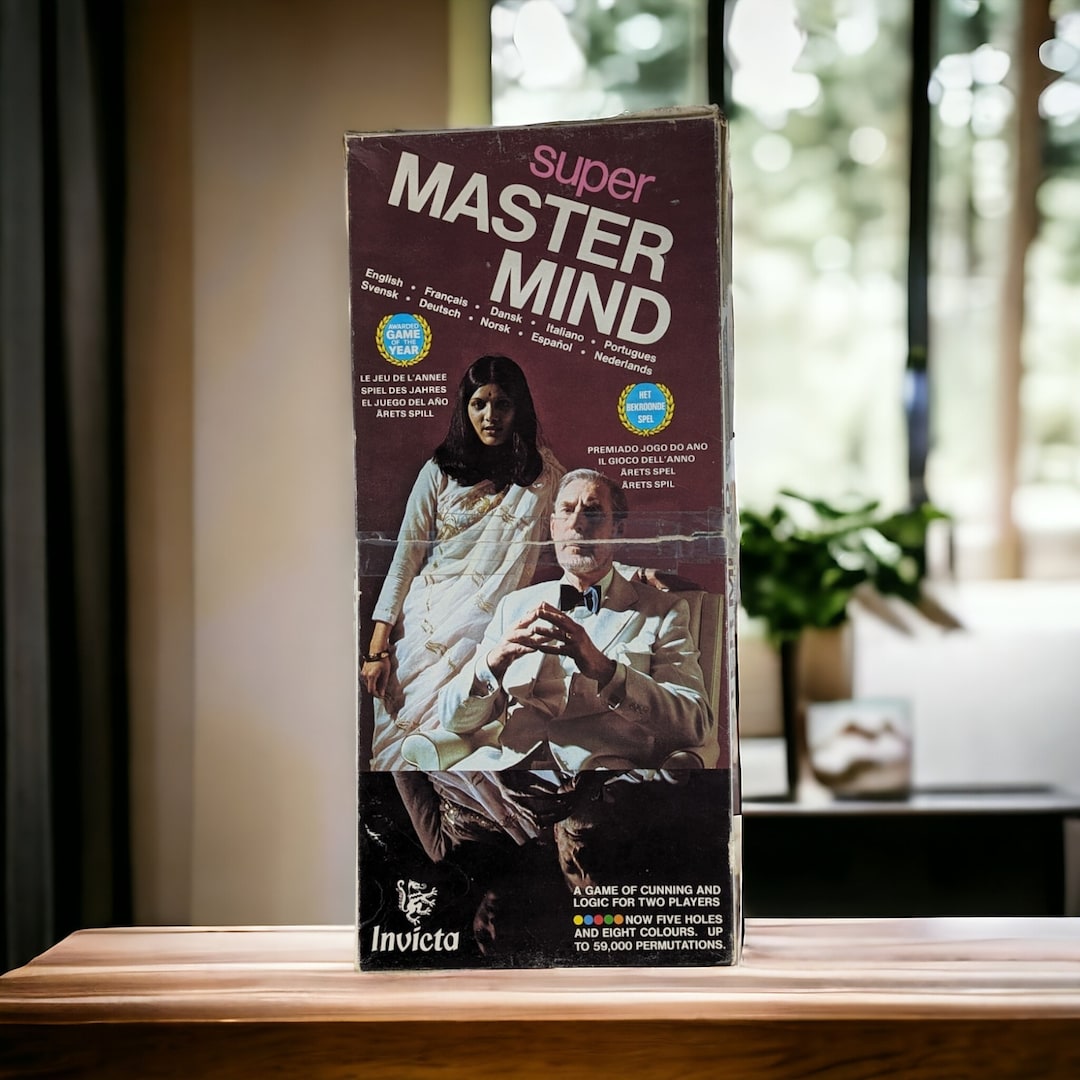 Vintage 1975 Invicta Super Mastermind Game | Complete With Instructions ...
