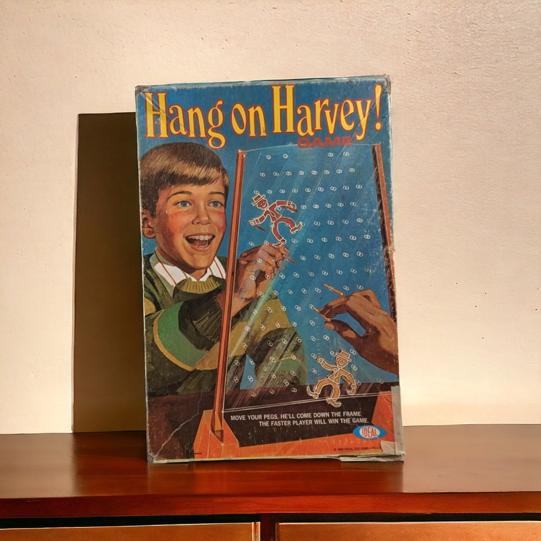 1969 Ideal Hang on Harvey Game, Missing a Couple of Pegs - Etsy