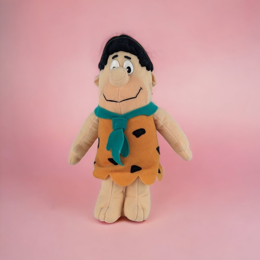 Vintage Fred Flintstone 9-inch Plush Toy - Bedrock's Beloved Character ...