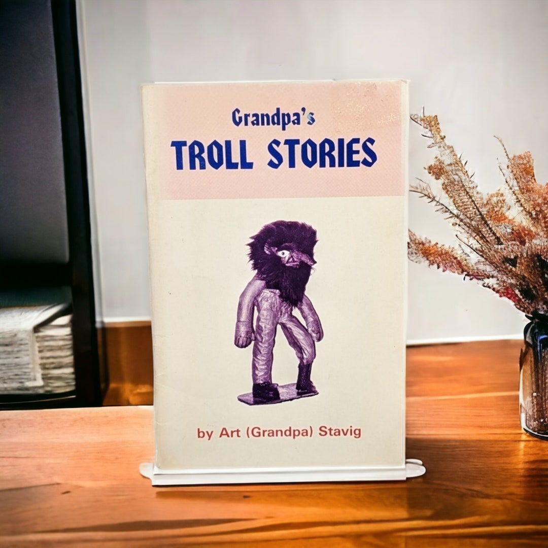 1975 Grandpa's Troll Stories: Tales by Art grandpa Sravig - Etsy