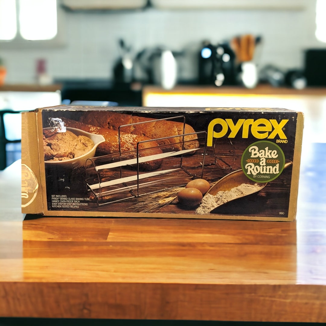 Vintage Pyrex Bake a Round Glass Tube Retro Baking Nostalgia - Etsy