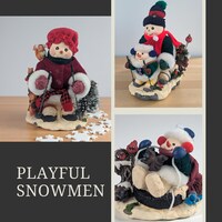 Dolce Crowned Snowman - Etsy