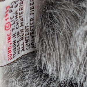 1993 Gund Gray and White Plush Bunny - Etsy