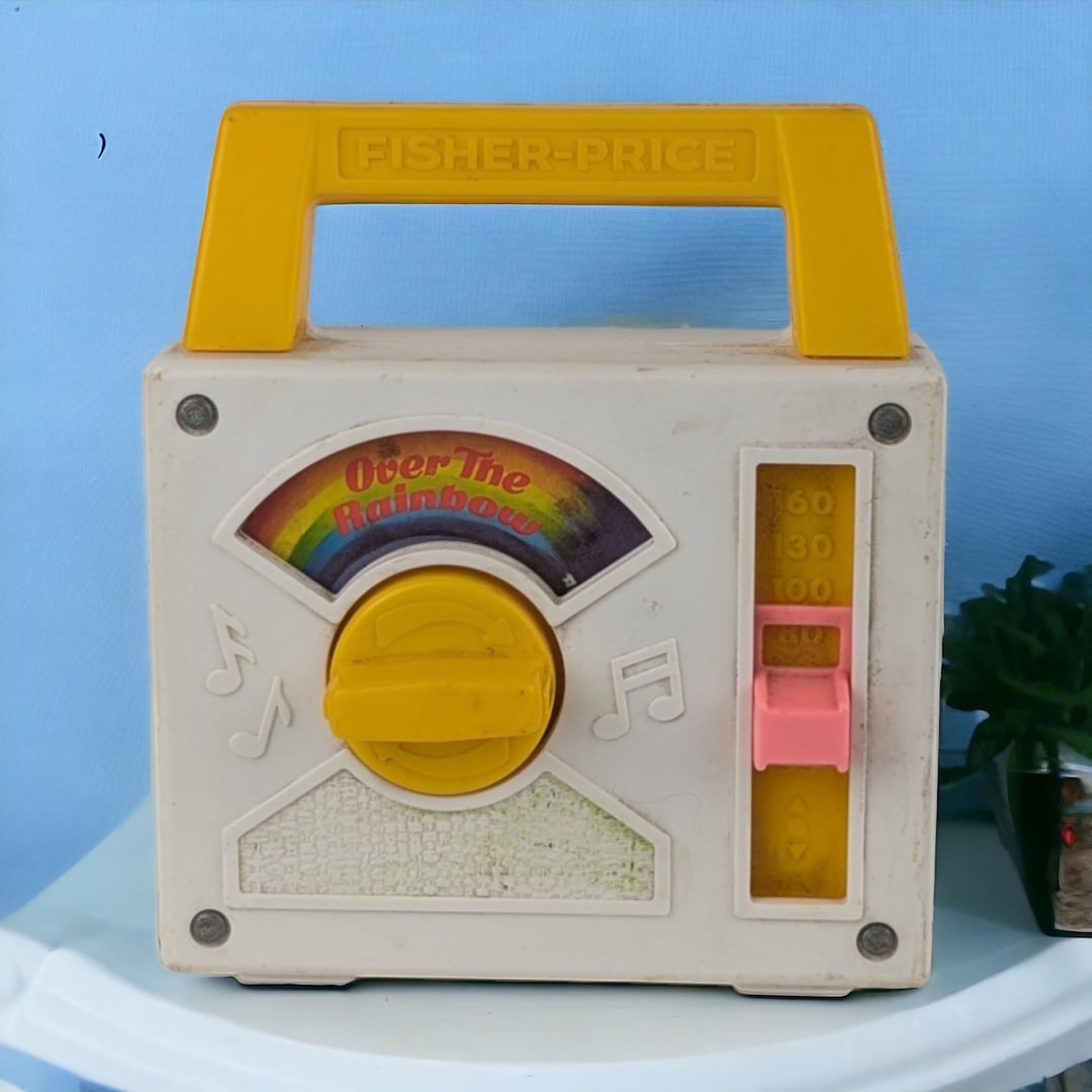 1981 Fisher-price Over the Rainbow Music Box, Vintage Toy, Nursery ...