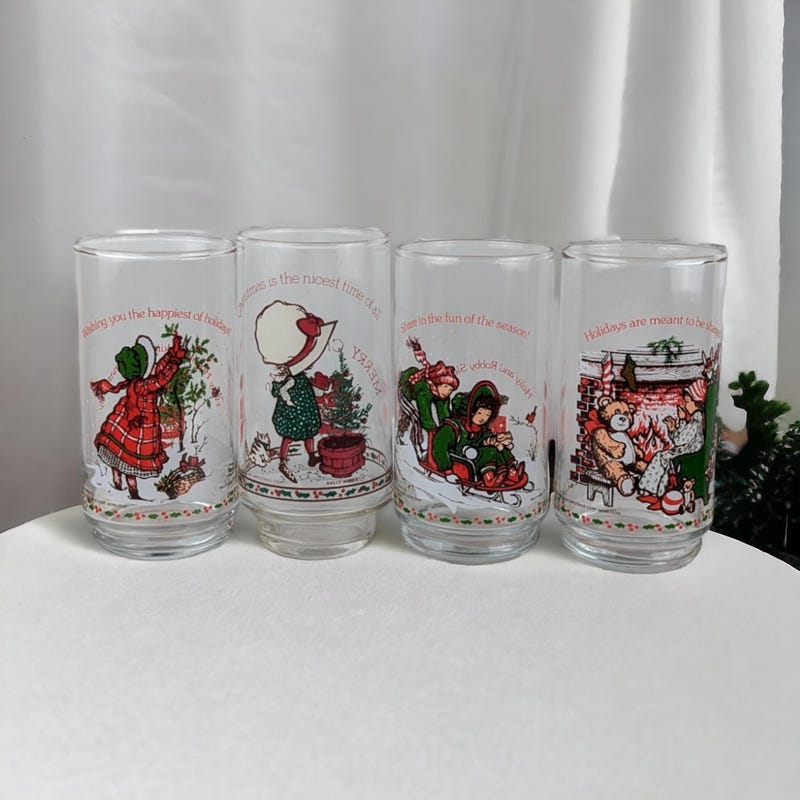 Christmas Glassware - Etsy