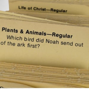 Vintage 1978 Bible Tic Tac Know Game Complete Educational Family Fun ...