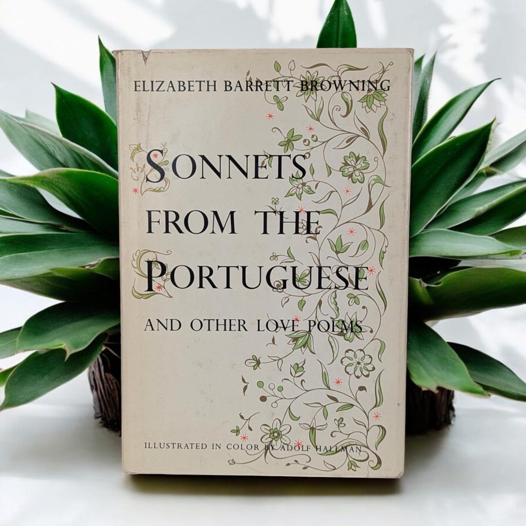 1954 Hardcover 'sonnets From the Portuguese' by Elizabeth Barrett ...