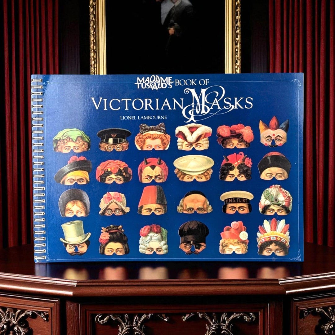 Vintage Victorian Masks Book: Madame Tussaud's Costume Reference - Etsy