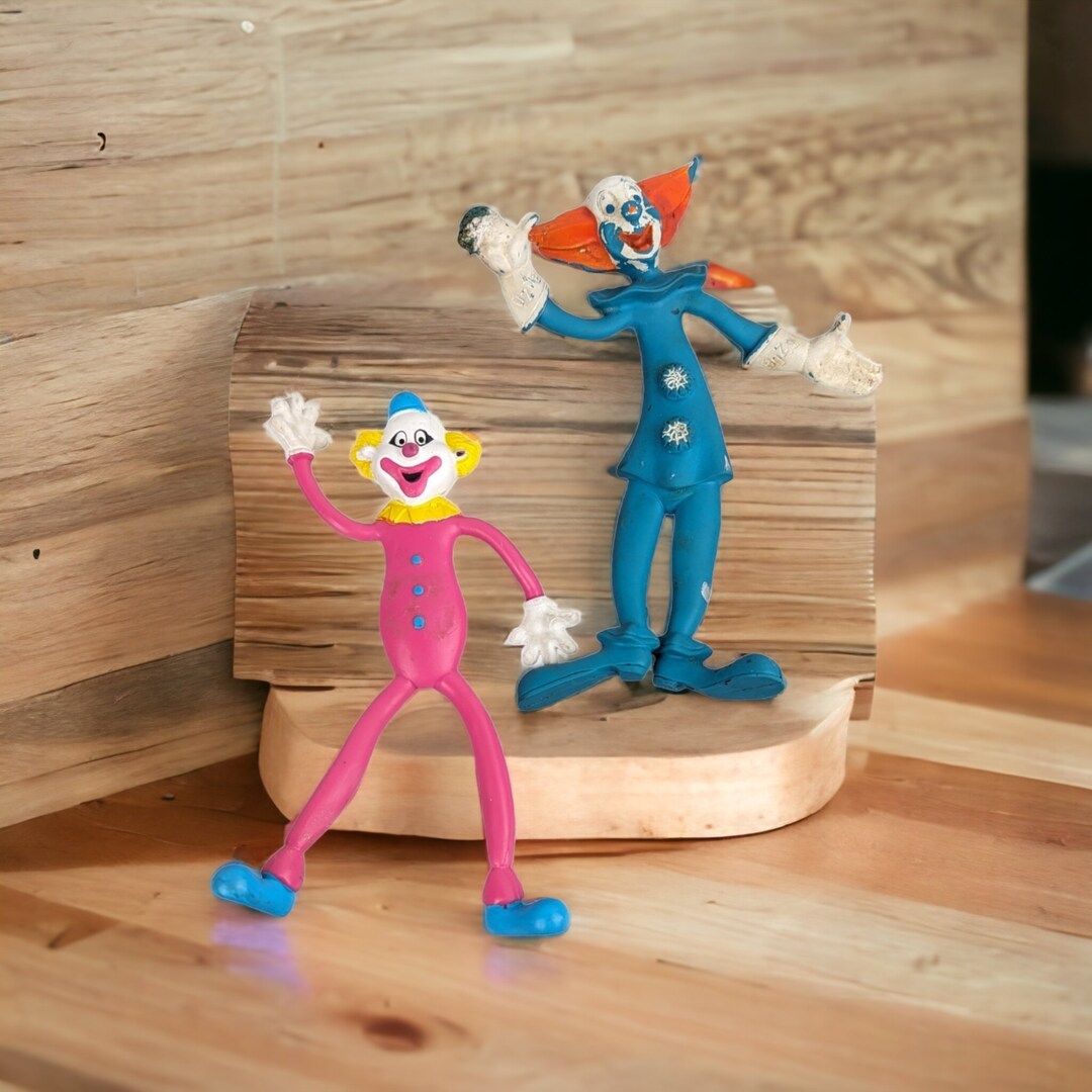 Mischief Mishap Bendable Bozo & Russ With Character Vintage Charm ...