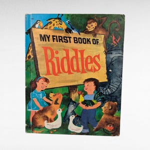 Vintage 1960 My First Book of Riddles - Children's Riddle Book - Janet ...
