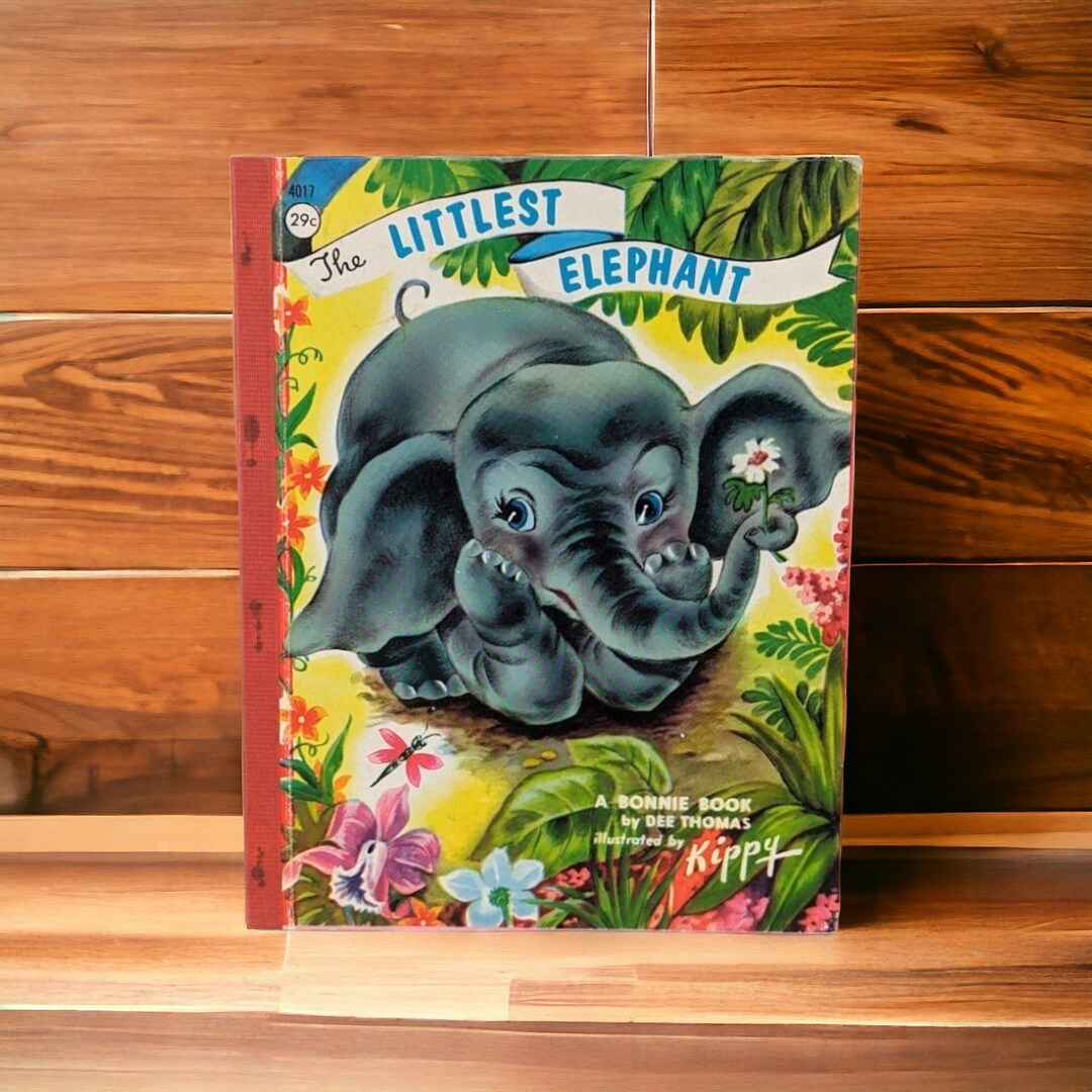 1966 the Littlest Elephant A Bonnie Book by Dee Thomas - Etsy