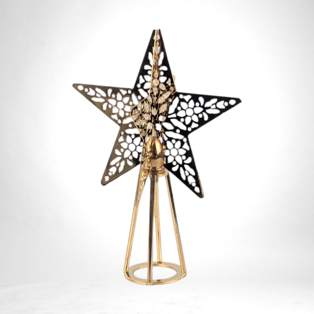 1995 Hallmark Shining Star Tree Topper | Vintage Christmas Decor ...