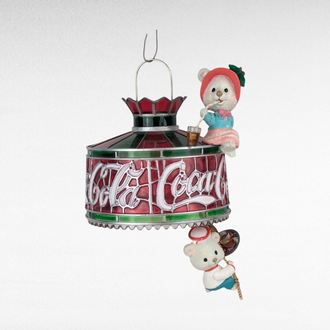 1993 Coca-cola "light up Your Holidays" Ornament | Mice Ornament ...